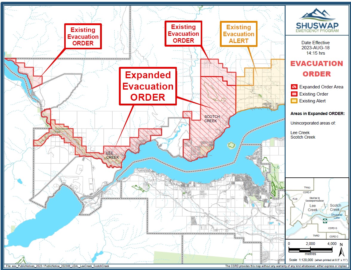 CSRD Order Scotch Creek | Radio NL - Kamloops News